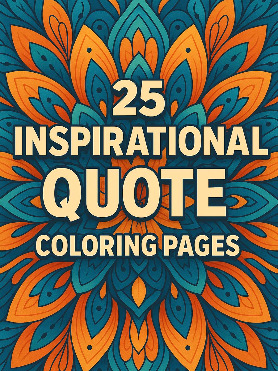 Motivational Mandalas – 25 Empowering Quote Designs | Coloring Page Store